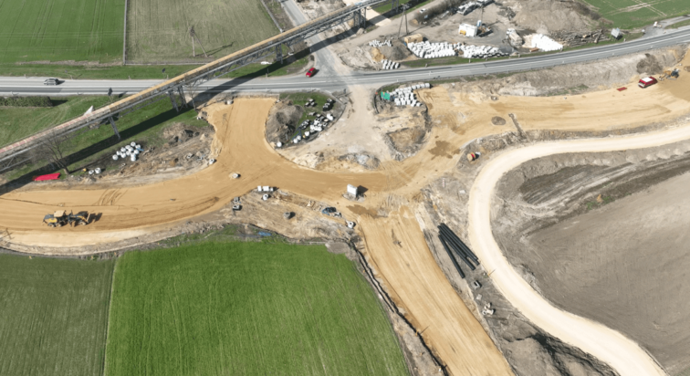 Zmiana organizacji ruchu związana z budową ronda w Zimnicach Małych - NBI