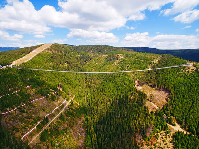 Sky Bridge 721 – najdłuższy na świecie pieszy most wiszący - NBI