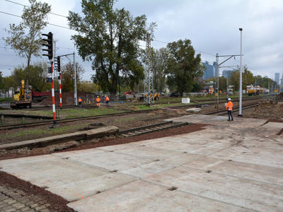 Pierwsze prace na stacji Warszawa Zachodnia - NBI